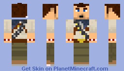 nathan drake Uncharted 3 Minecraft Skin