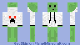 Slime in creeper hoodie Minecraft Skin