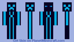 heart of azure Minecraft Skin