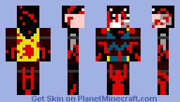 Molten Lava Man Minecraft Skin