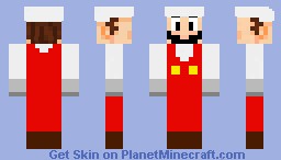 FIRE MARIO Minecraft Skin