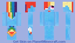 Rainbow Dash Minecraft Skin