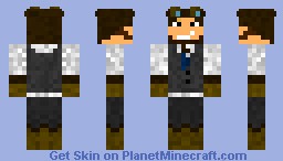 Steam Punk Smirk Minecraft Skin
