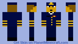 Navy Captain Minecraft Skin