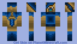 Icarius the Sea and Earth Minecraft Skin