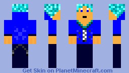 Ice Boy Minecraft Skin