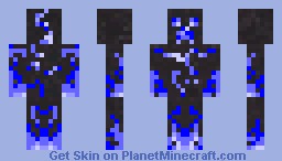 ICE Creeper Minecraft Skin