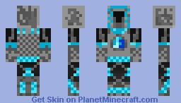 Ice knight Minecraft Skin