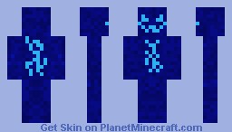 Ice Demon Minecraft Skin