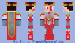 fire kign Minecraft Skin