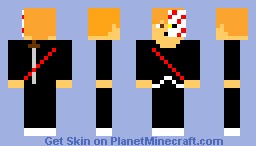 Ichigo Kurosaki from Bleach Minecraft Skin