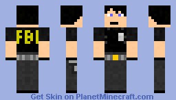 FBI Officer Minecraft Skin