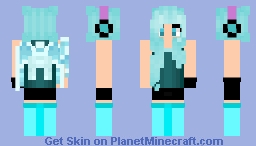 Skin as requested Blue version Minecraft Skin