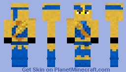 Crystalized Jay (Golden) Minecraft Skin