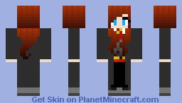 Ginny Weasley Part of the Hogwarts Minecraft Skin