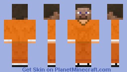 prisoner steve Minecraft Skin