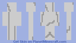 gray striper Minecraft Skin