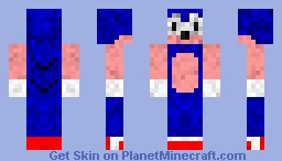 Classic Sonic Minecraft Skin