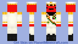 Derp red dictator Minecraft Skin