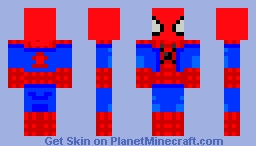 The comic Spider-man Minecraft Skin