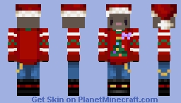BlueRaven768 the Rat (Holiday) Minecraft Skin