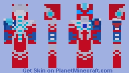 Ultraman Omega Rekiness Armor Minecraft Skin
