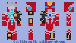 Omega Red Death Ranger Minecraft Skin