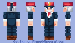 Grunkle Stan 1first version completely made by e120_candy Minecraft Skin