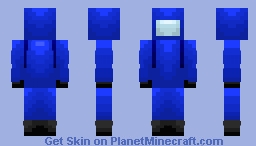 Among Us: Blue Minecraft Skin