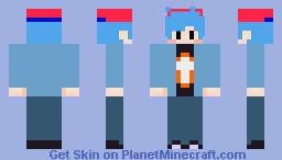 Boyfriend(Animator Vs) Minecraft Skin