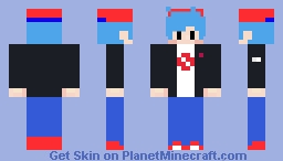 Boyfriend (13th Friday Night: funk blood) Minecraft Skin