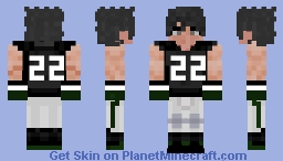 Football 2025-2026 without Helmet Minecraft Skin