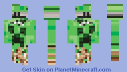 Creeper Crunch Minecraft Skin