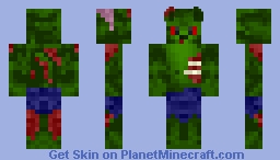 Zombie Captain Cat Minecraft Skin