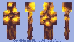 Glowing Hollows Minecraft Skin