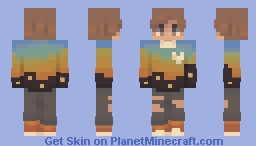 the sun is setting Minecraft Skin