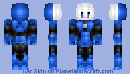 (OmniSMP Finale) Blue Lantern Minecraft Skin