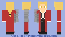 Edward Elric [E] Minecraft Skin