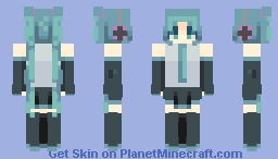 hatsune miku Minecraft Skin