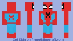 Inverted Future Foundation Spider-Man Minecraft Skin