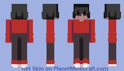 red . male version Minecraft Skin
