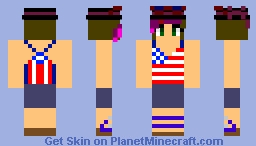 Alice 4th of July Pride Minecraft Skin