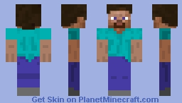 OG Steve but with 2nd layer hair Minecraft Skin