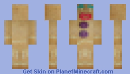 Gingerbread Man Minecraft Skin