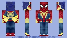 SPIDER-MAN QUACKITY Minecraft Skin