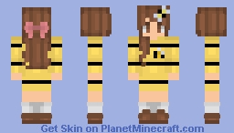 Bee Girl Minecraft Skin