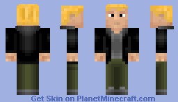 i'm number 4 (movie character), (with 3D coat cape) Minecraft Skin