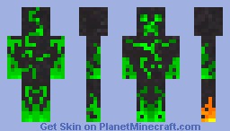 nuke creeper Minecraft Skin