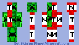 in side creeper Minecraft Skin