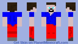 Changed Steve Minecraft Skin